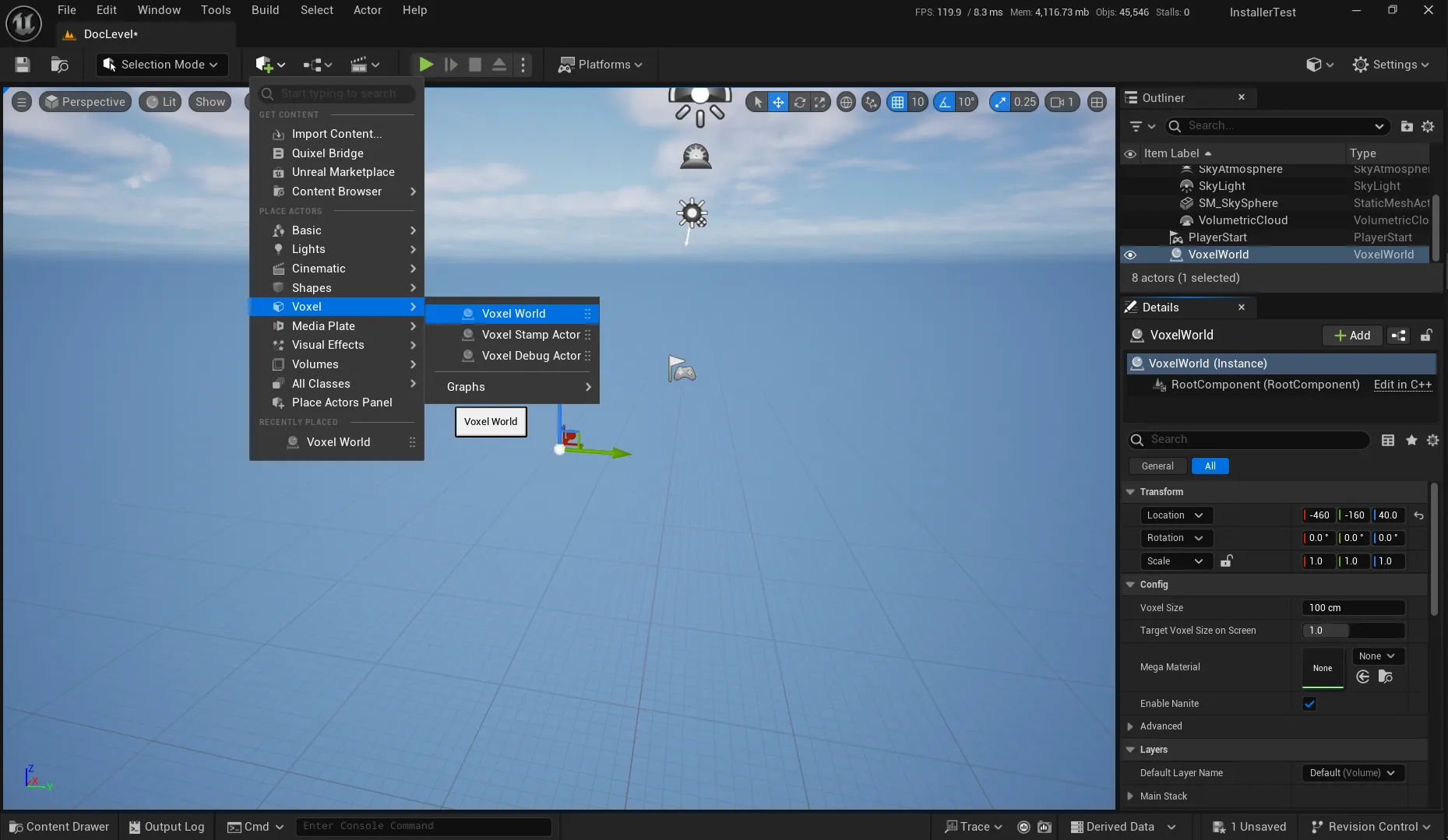 First Steps with Voxel Worlds | Voxel Plugin